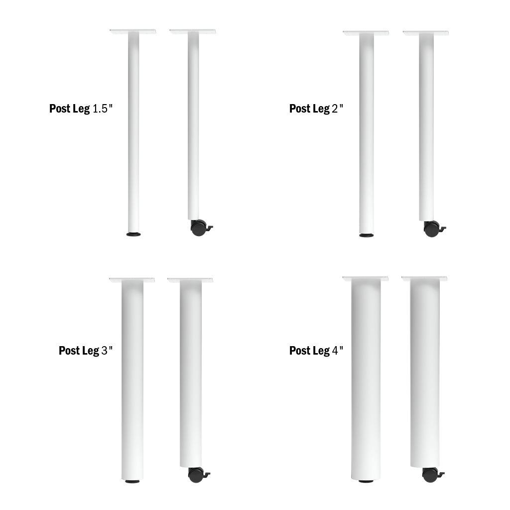 Tubular Table Leg Series: Post Legs | Legs & Columns | OMT-Veyhl