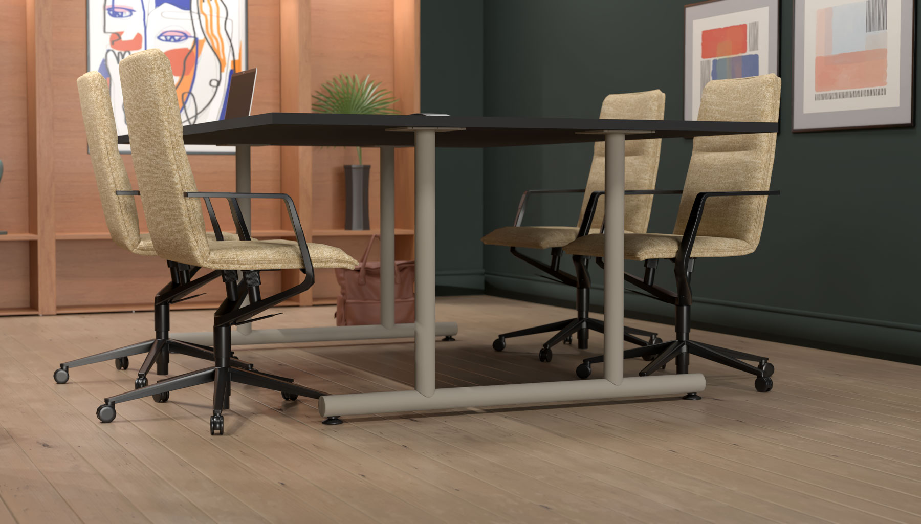 Tubular Table Leg Series: Double T Legs | Legs & Columns | OMT-Veyhl